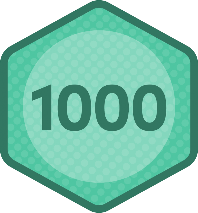 1000-badge — Stanford Blood Center
