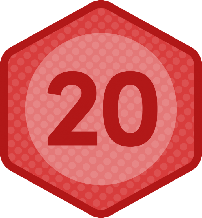 20-badge — Stanford Blood Center