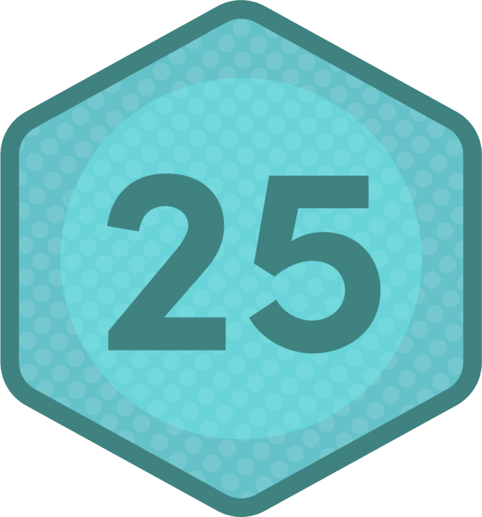 25-badge — Stanford Blood Center