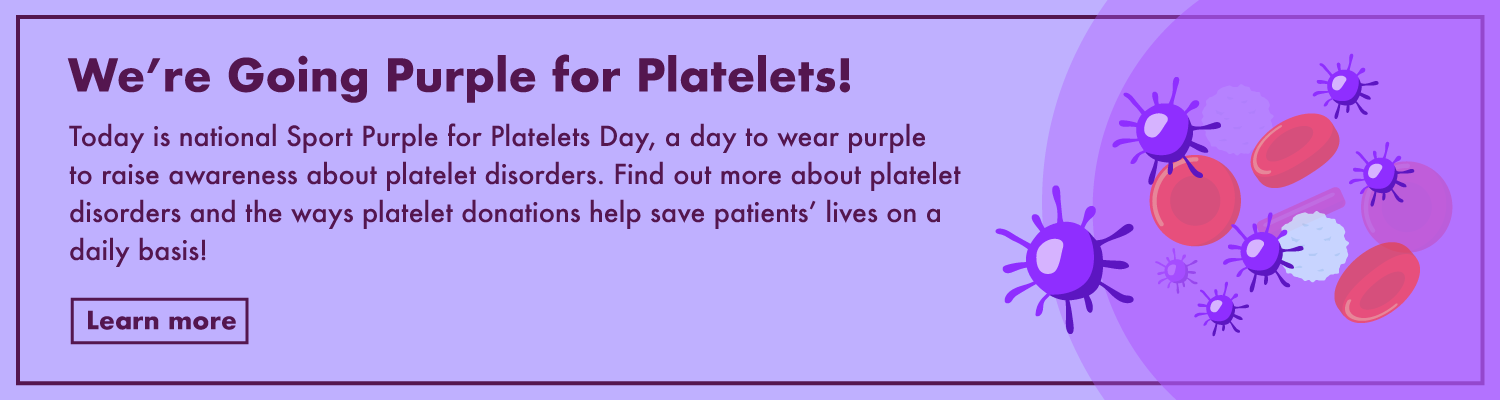 purple-for-platelets — Stanford Blood Center