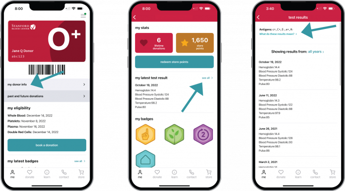 antigen-results-tutorial — Stanford Blood Center