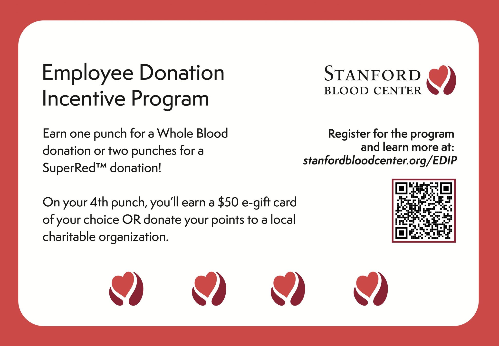 Employee Donation Incentive Program (EDIP) — Stanford Blood Center