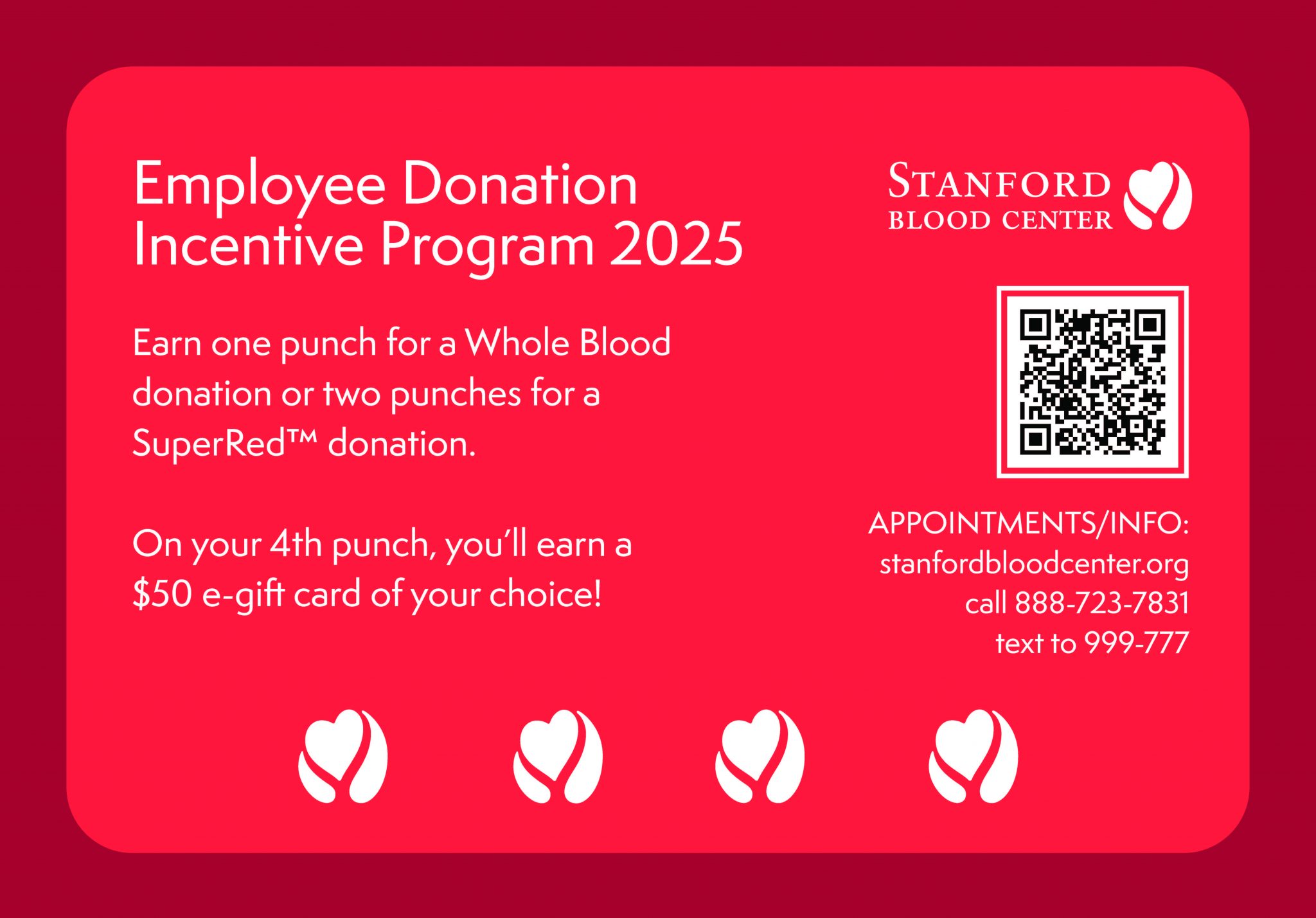 EDIP - Employee Donation Incentive Program 2025 — Stanford Blood Center