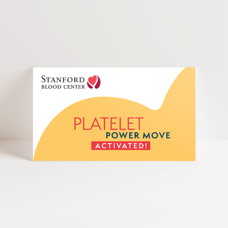 Platelet Power Move 2026 — Stanford Blood Center